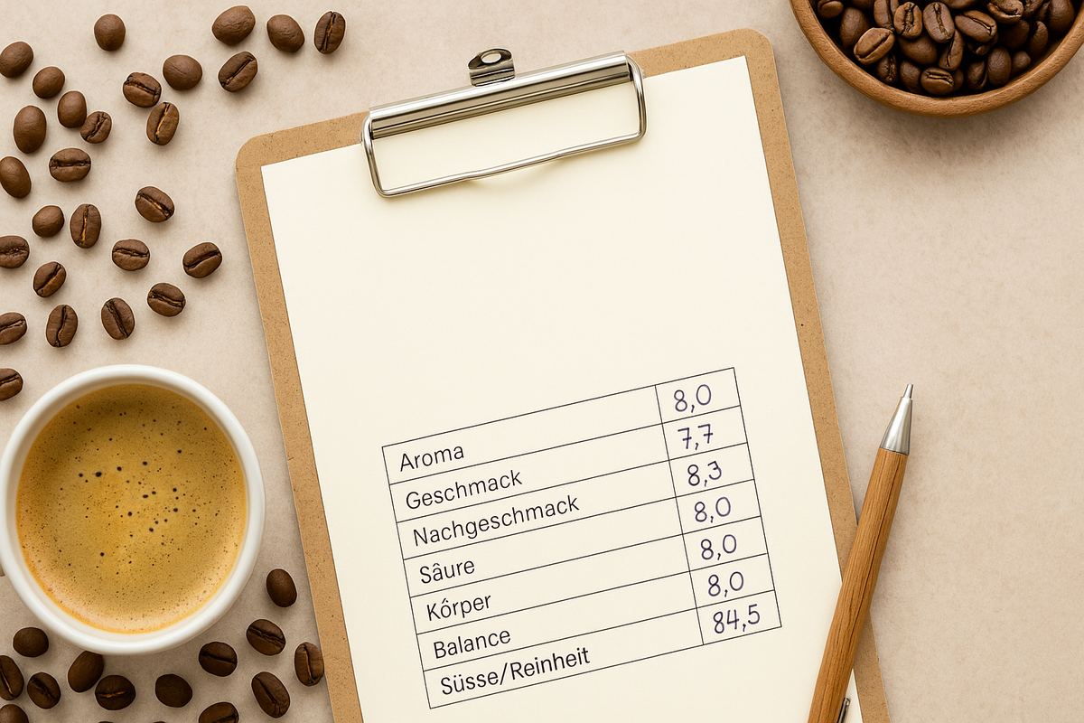 SCA-Score einfach erklärt – So wird Kaffee bewertet